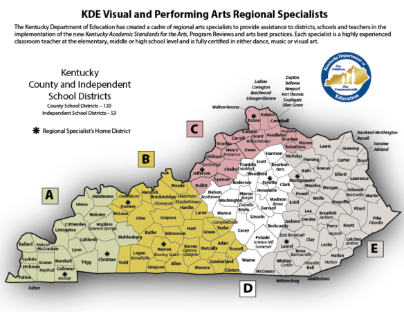 KDE announces new regional arts specialists – Kentucky Teacher