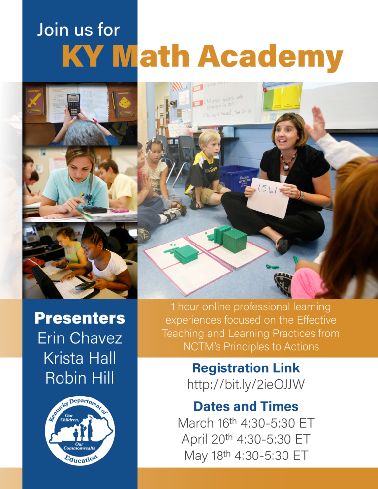 Participate in the Kentucky Math Academy – Kentucky Teacher