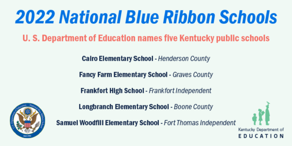 Five Kentucky public schools named 2022 Blue Ribbon winners – Kentucky ...