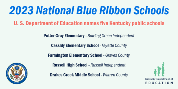 Five Kentucky public schools named 2023 Blue Ribbon winners – Kentucky ...