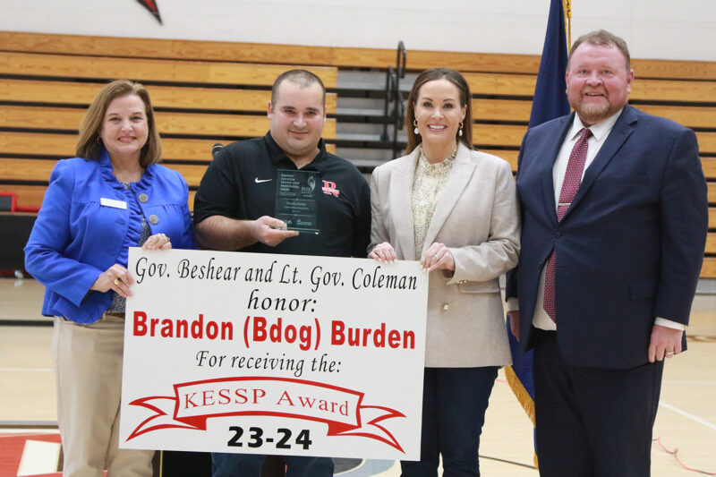 Robertson County’s Brandon Burden receives 2024 Kentucky Education ...